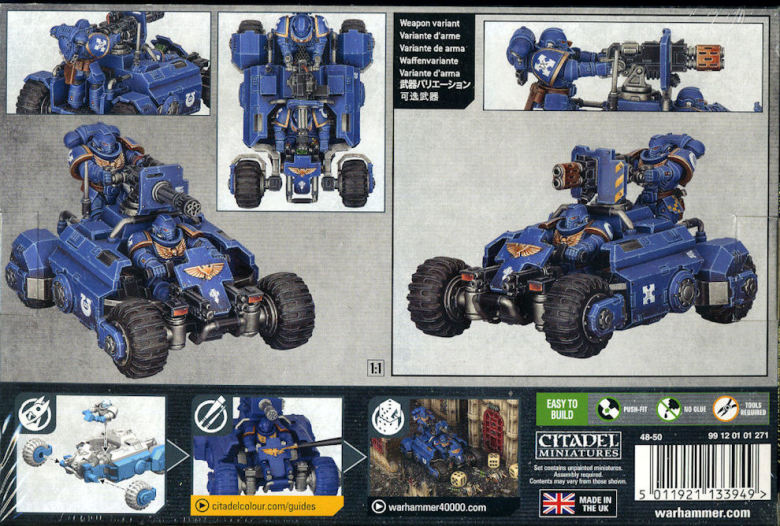 SPACE MARINES PRIMARIS INVADER ATV - Gamemaniacs