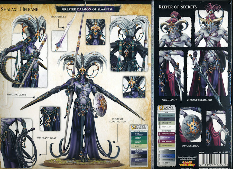 DAEMONS OF SLAANESH: KEEPER OF SECRETS / SHALAXI HELBANE - Gamemaniacs